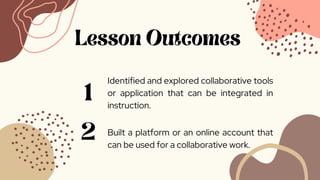 Technology Collaborative Tools for Teaching | PDF