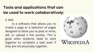 Technology Collaborative Tools for Teaching | PDF