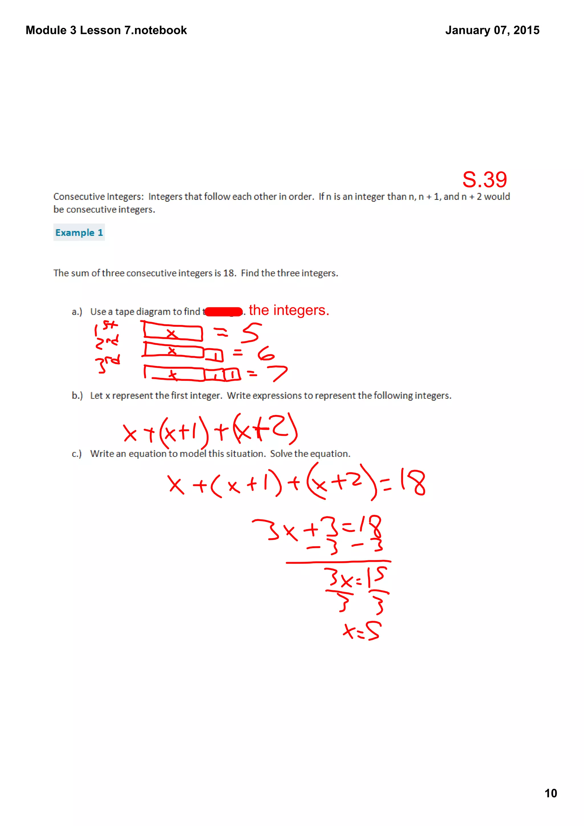 Module 3 lesson 7 | PDF