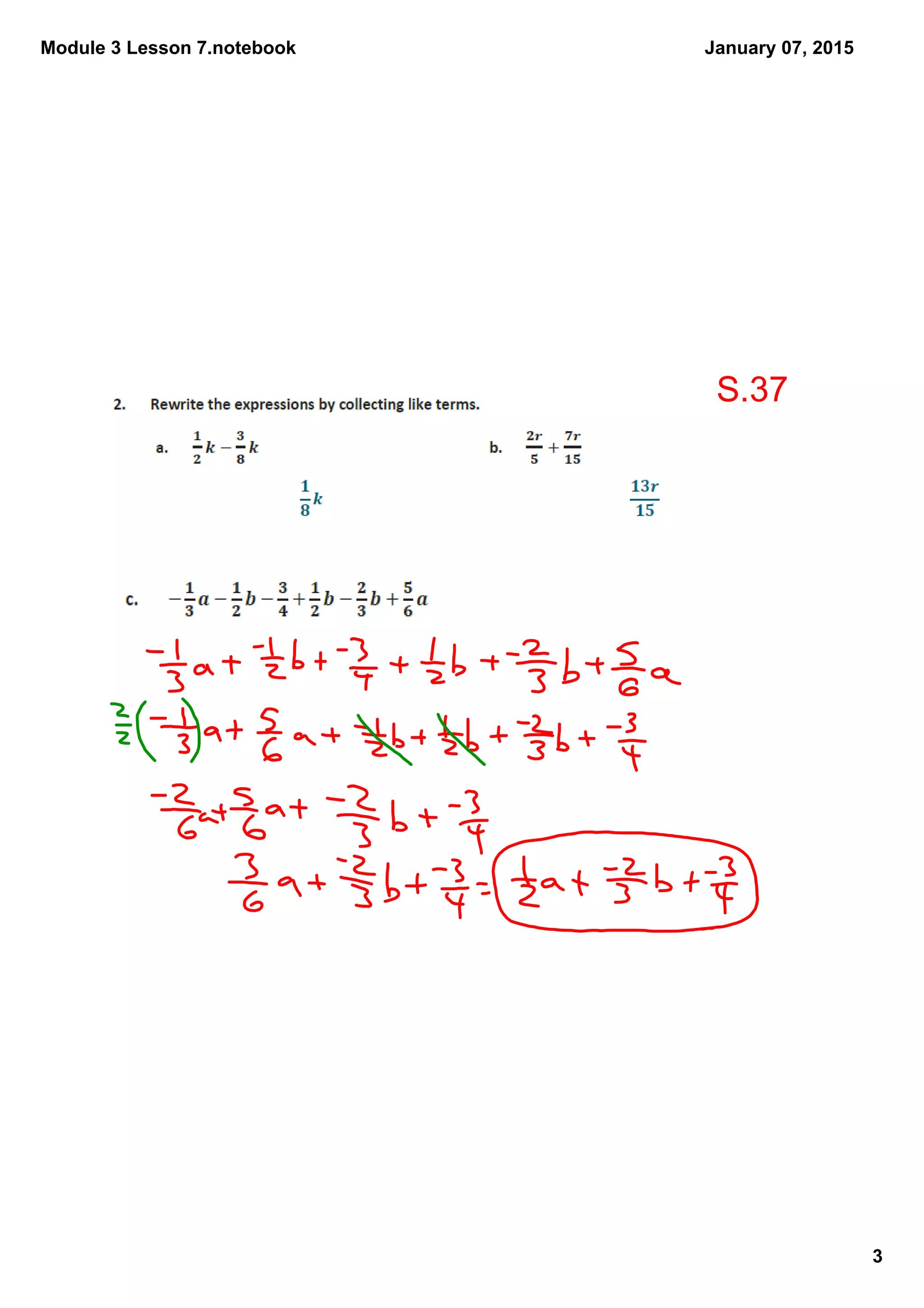 Module 3 lesson 7 | PDF