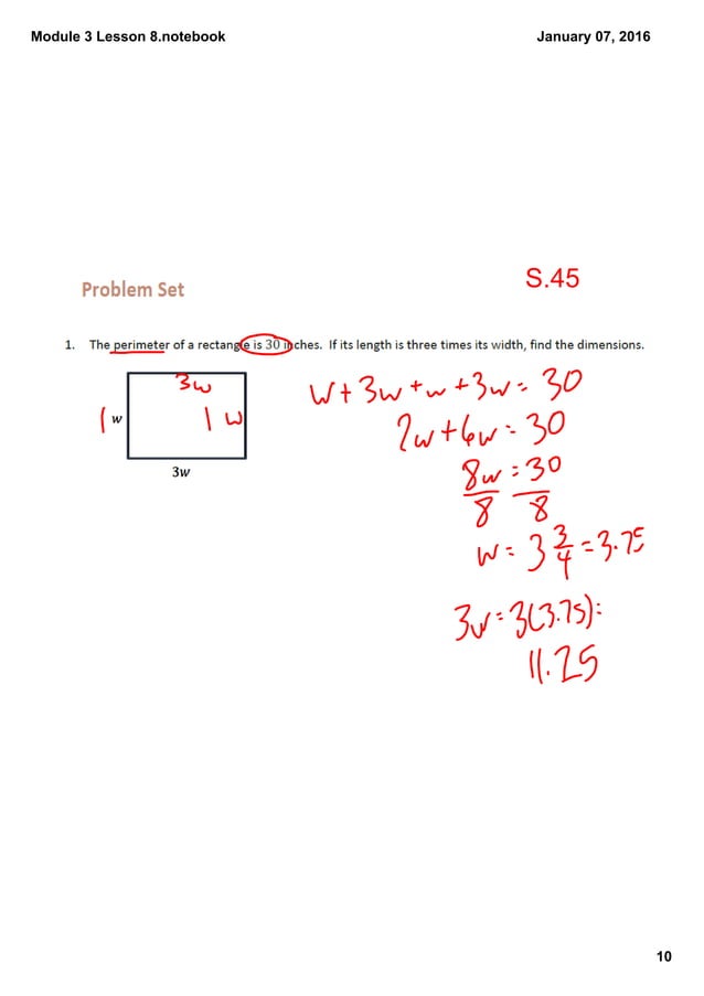 Module 3 lesson 8 | PDF