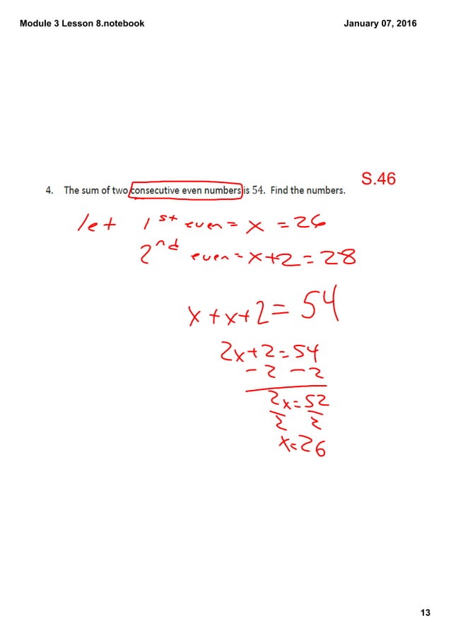 Module 3 lesson 8 | PDF