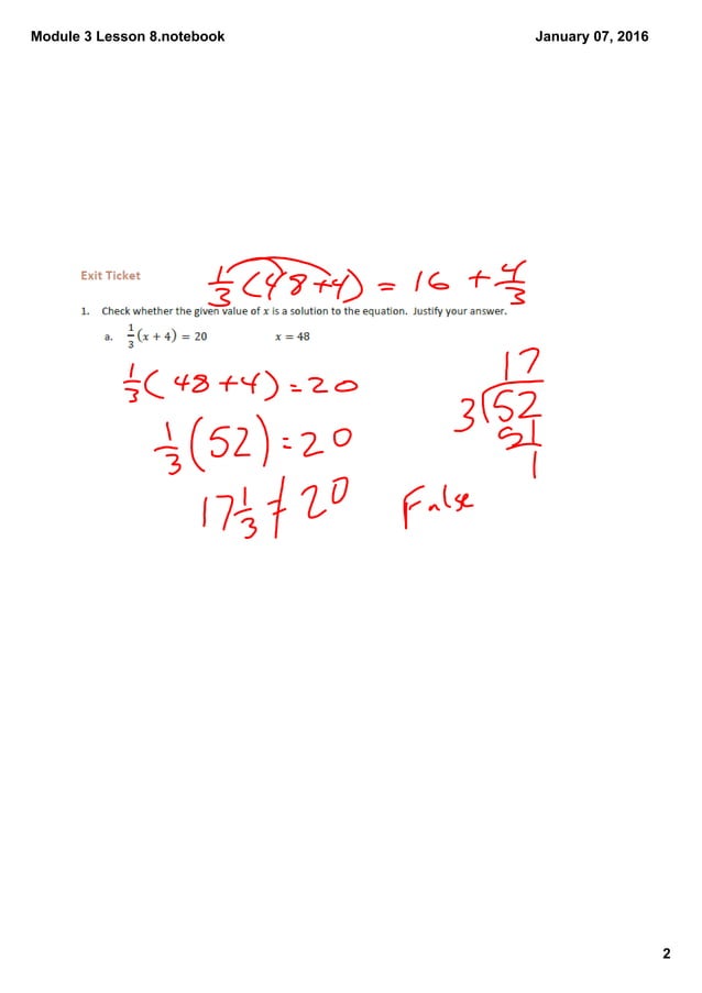 Module 3 lesson 8 | PDF