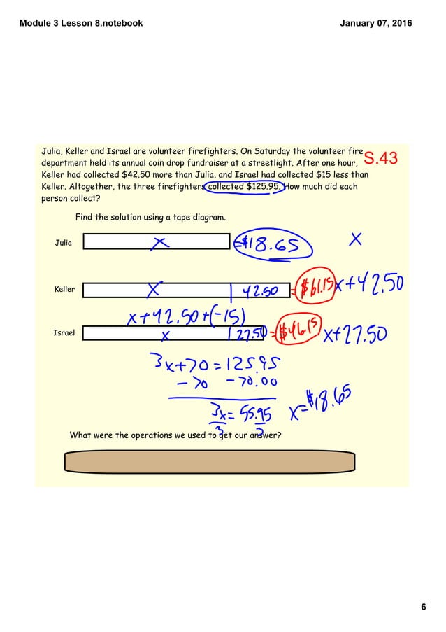 Module 3 lesson 8 | PDF