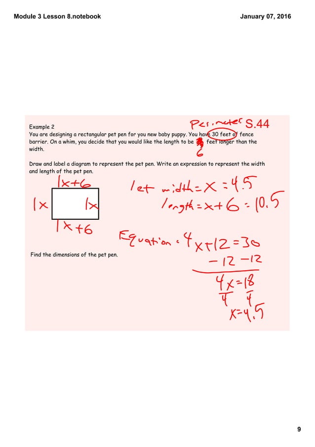 Module 3 lesson 8 | PDF