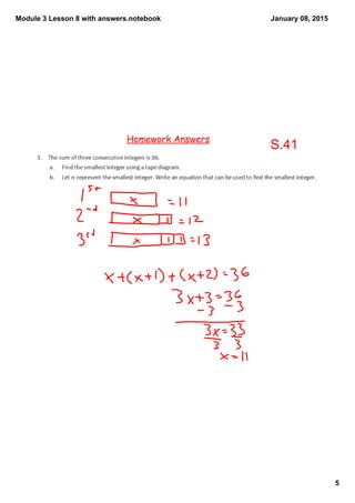 Module 3 lesson 8 with answers | PDF