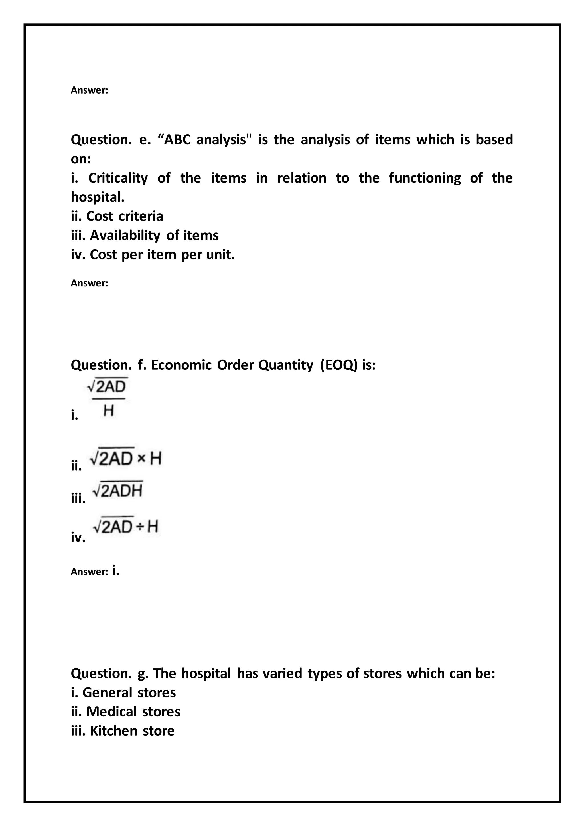 Module 3 materials management | DOCX