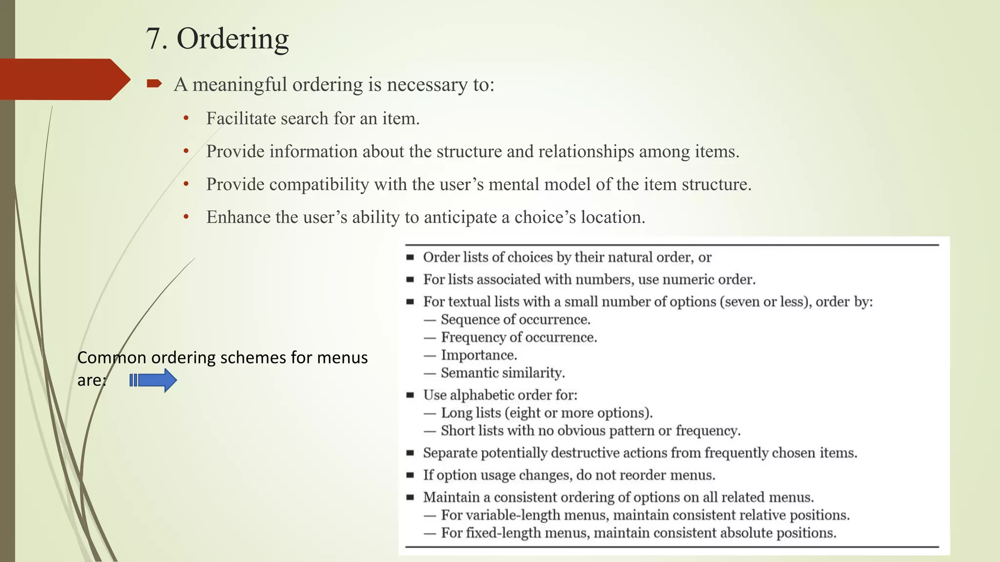 User Interface Design- Module 3 Menus | PDF
