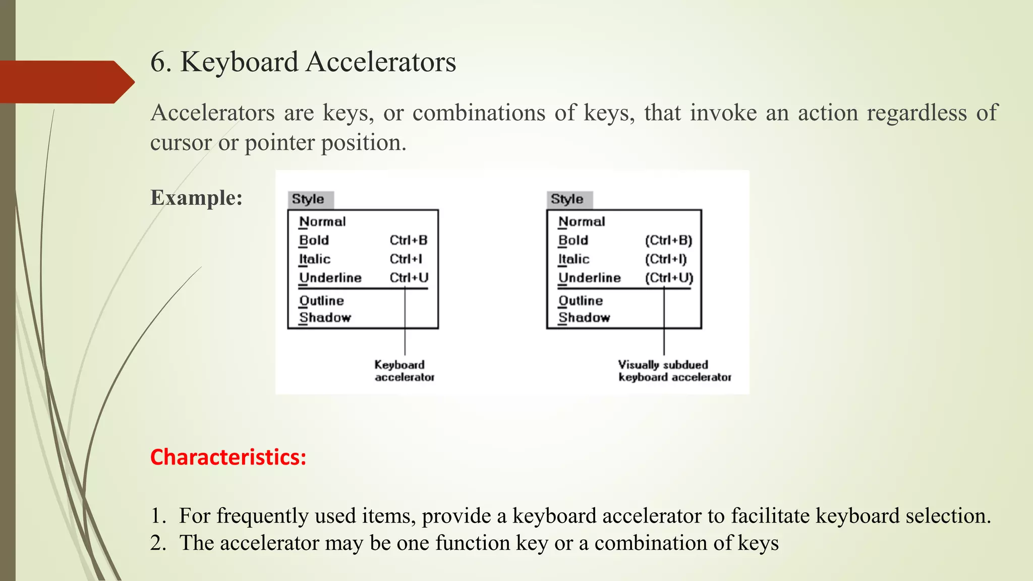 User Interface Design- Module 3 Menus | PDF