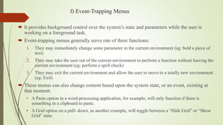 User Interface Design- Module 3 Menus | PDF