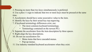 User Interface Design- Module 3 Menus | PDF