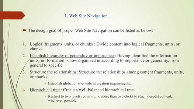 User Interface Design- Module 3 Menus | PDF