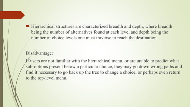 User Interface Design- Module 3 Menus | PDF