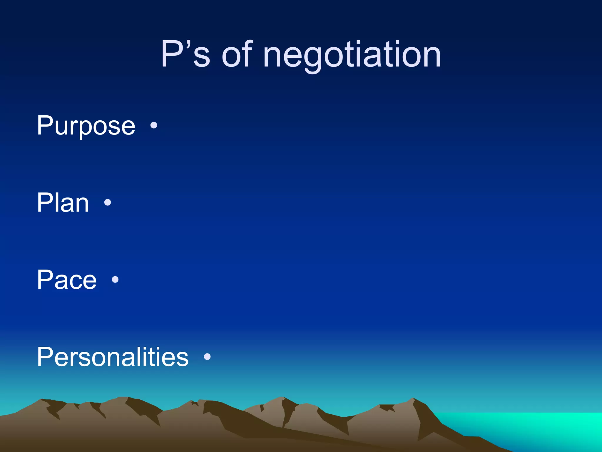 negotiation skills | PPT