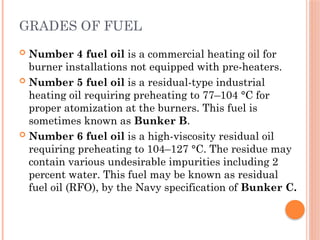The grades and different types of Marine Fuel Oil | PPTX