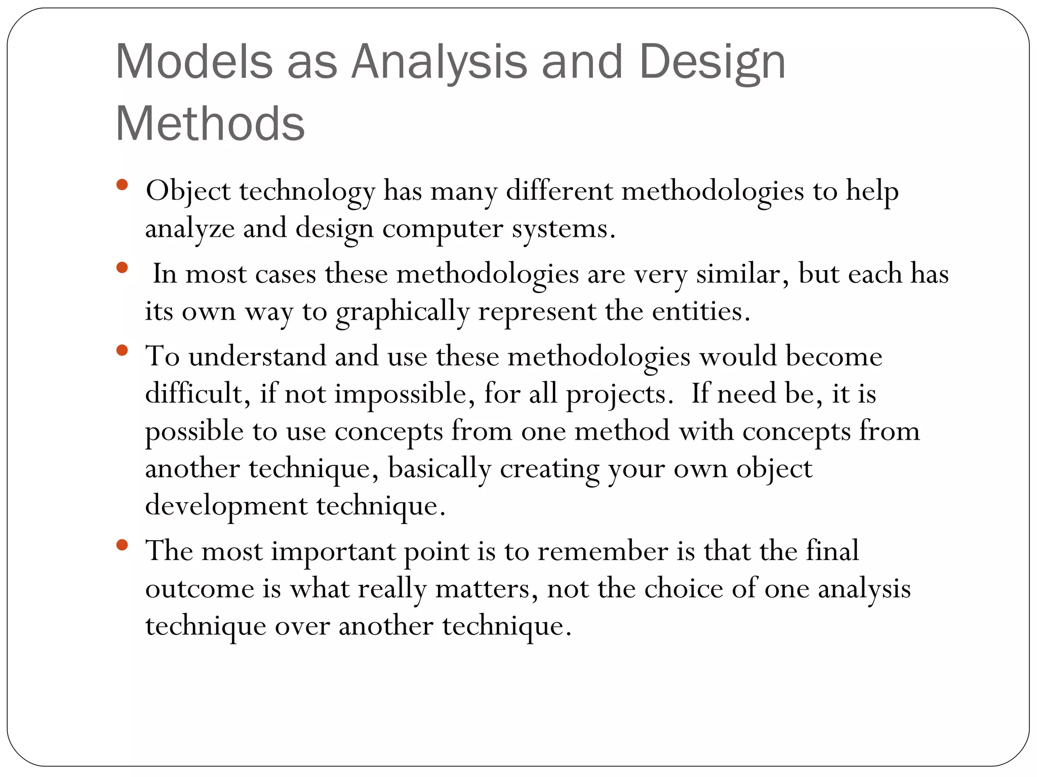 Module 3 Object Oriented Data Models Object Oriented Notations Ppt