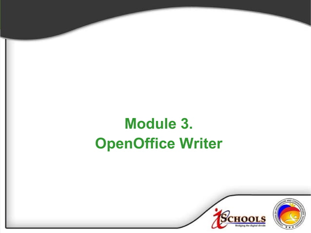 Module 3 open office writer | ODP