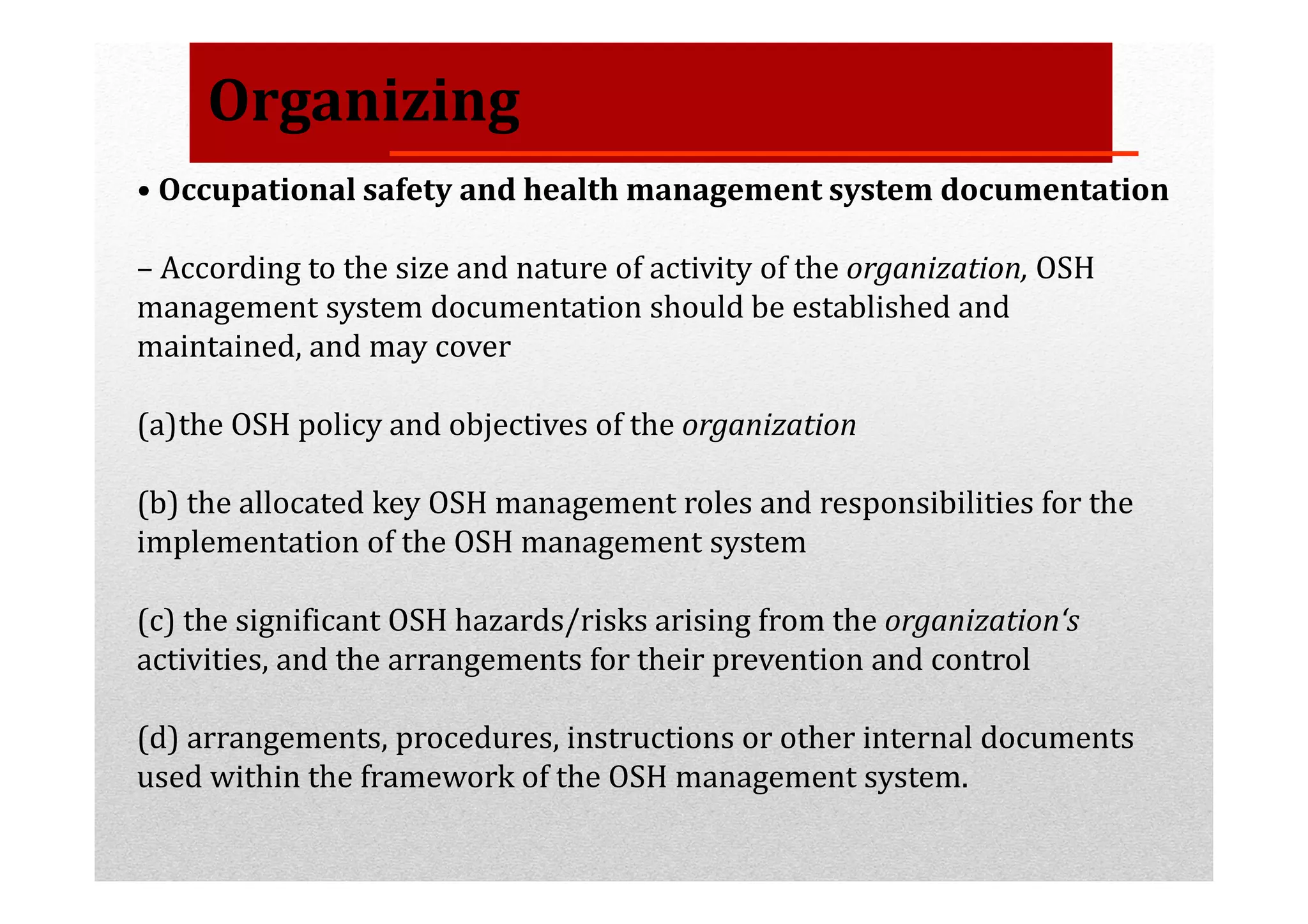 Module 3 OSH Management System MS1722:2003 OSH-MS | PDF