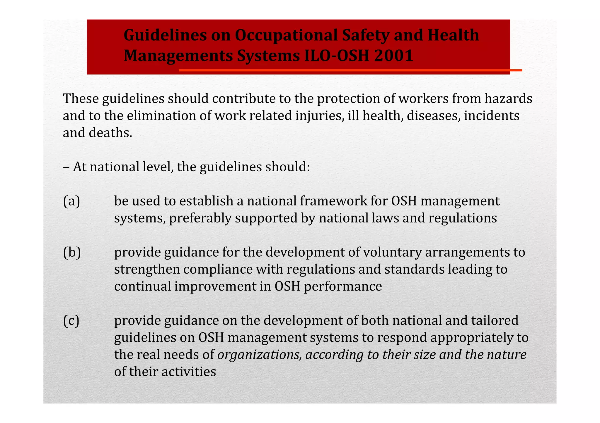 Module 3 OSH Management System MS1722:2003 OSH-MS | PDF
