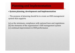 Module 3 OSH Management System MS1722:2003 OSH-MS | PDF