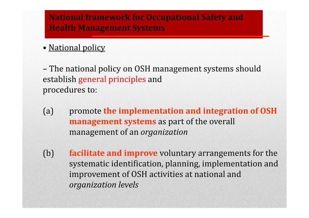 Module 3 OSH Management System MS1722:2003 OSH-MS