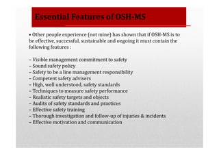 Module 3 OSH Management System MS1722:2003 OSH-MS | PPT