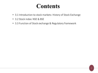 Stock Exchange, Stock Market & SEBI Functions | PPT | Stocks and Bonds ...