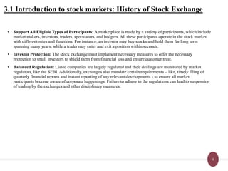 Stock Exchange, Stock Market & SEBI Functions | PPT | Stocks and Bonds ...