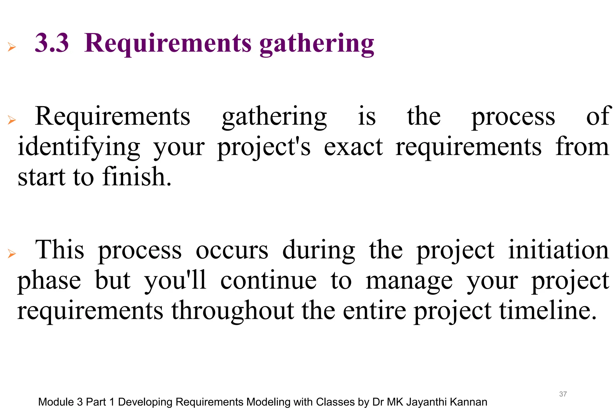 OOSE_ Developing Requirements Modelling with Classes | PPT