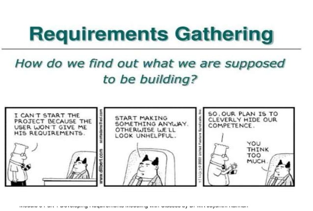 OOSE_ Developing Requirements Modelling with Classes | PPT