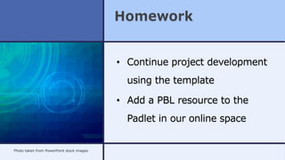 Module 3 PBL Mini Series | PPTX