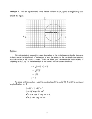 Module 3 plane coordinate geometry | PDF