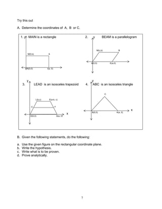 Module 3 plane coordinate geometry | PDF