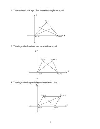 Module 3 plane coordinate geometry | PDF