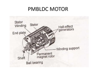 PERMANENT MAGNET BRUSHLESS DC MOTOR | PPTX
