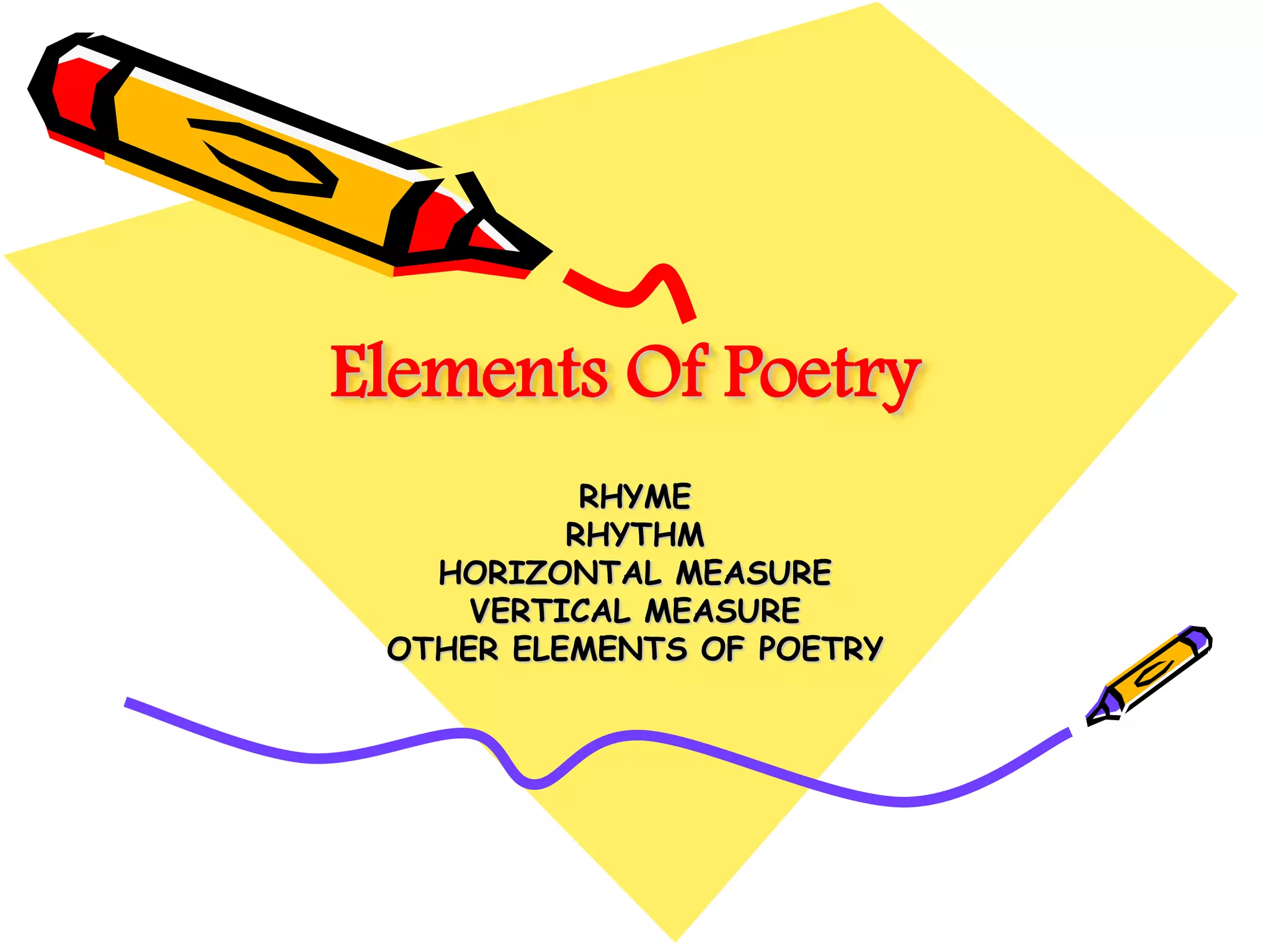 Module 3 Poetry and Elements of Poetry.ppt