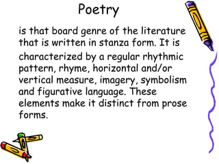 Module 3 Poetry and Elements of Poetry.ppt