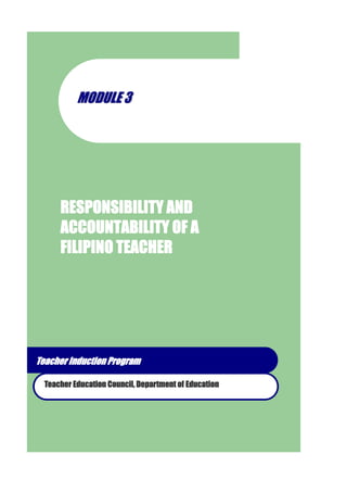 Module3responsibilityandaccountabilityofafilipinoteacher 120706082804-phpapp01 | PDF ...