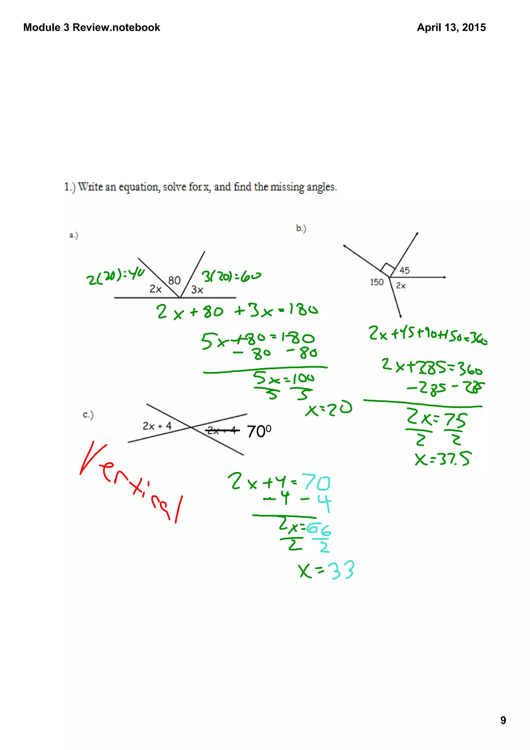 Module 3 review packet | PDF