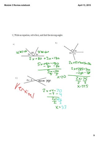 Module 3 review packet | PDF