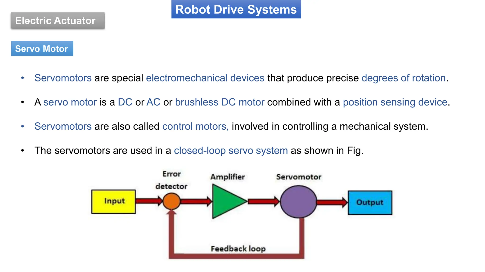 Robot Drives And End Effectors.pptx | Robotics | Technology & Computing