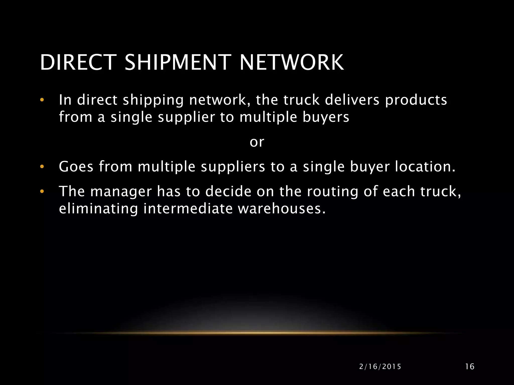 Supply Chain Management module 3 | PPTX