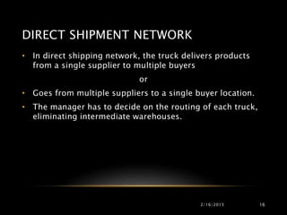 Supply Chain Management module 3 | PPTX