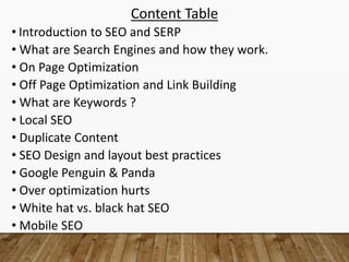 The Best Guide to SEO | PPT