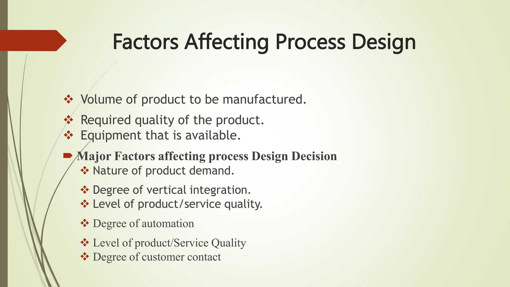 Operations Management Process Design | PPTX