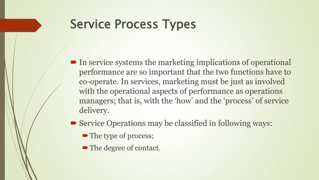 Operations Management Process Design | PPTX | Manufacturing Industry ...
