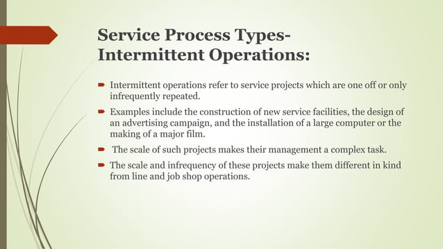 Operations Management Process Design | PPTX | Manufacturing Industry ...