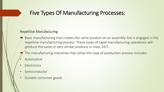 Operations Management Process Design | PPTX | Manufacturing Industry ...
