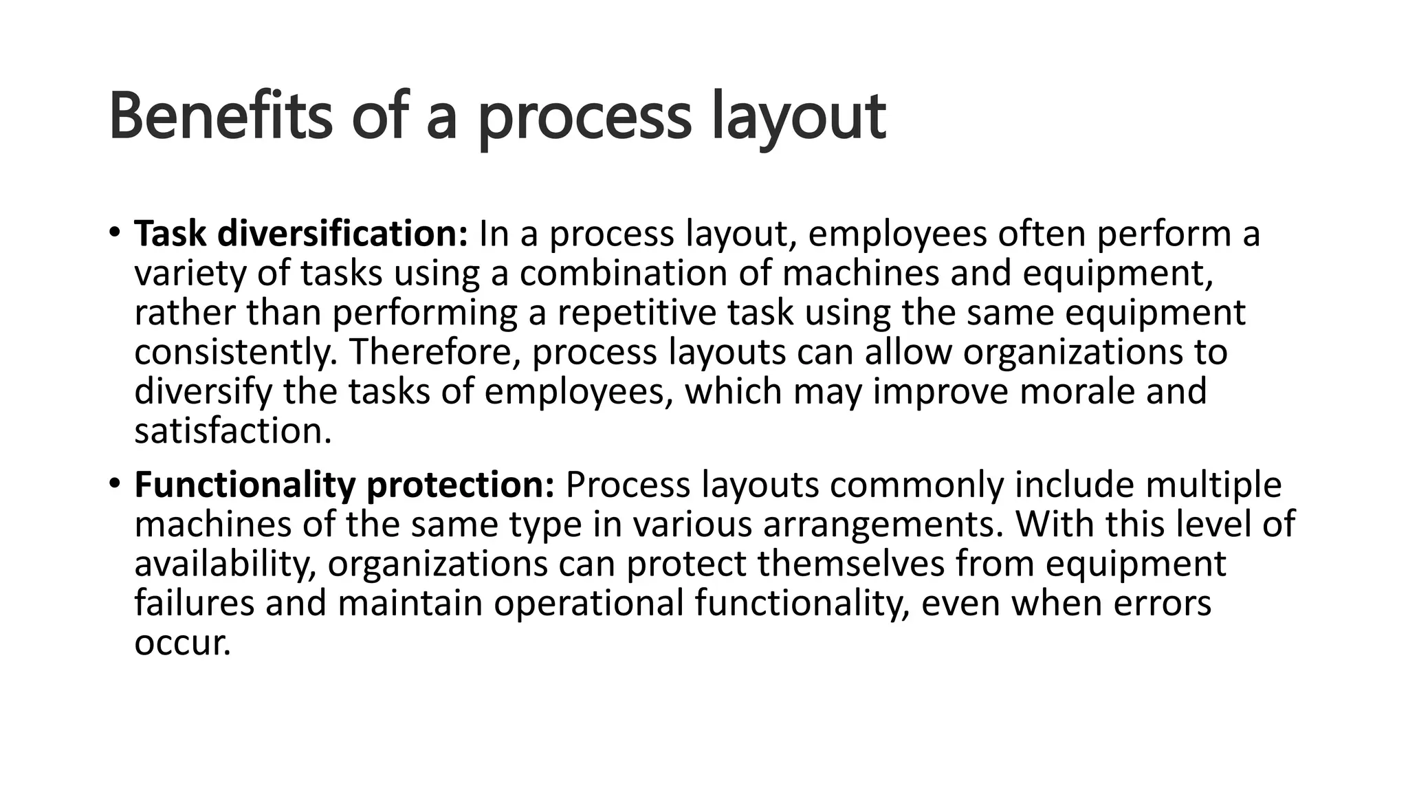Module 3 Operations Management Process Layout | PPTX