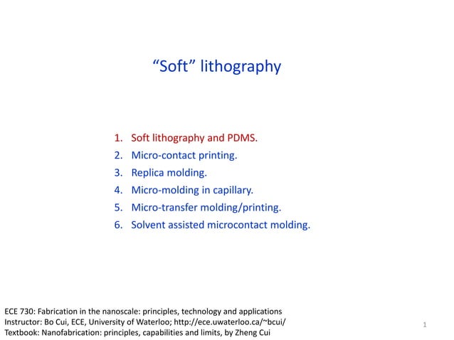 Module 3 Soft lithography and LTCC.pptx | Chemistry | Science